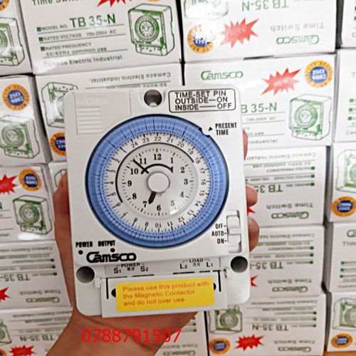 Timer 24H, công tắc thời gian, Bộ hẹn giờ Camso TB-35N TB35N | Shopee ...