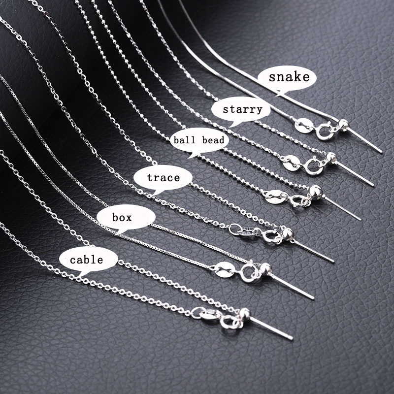 Vòng cổ Bạc Sterling S925 100% Tự Làm Thời Trang | Shopee Việt Nam