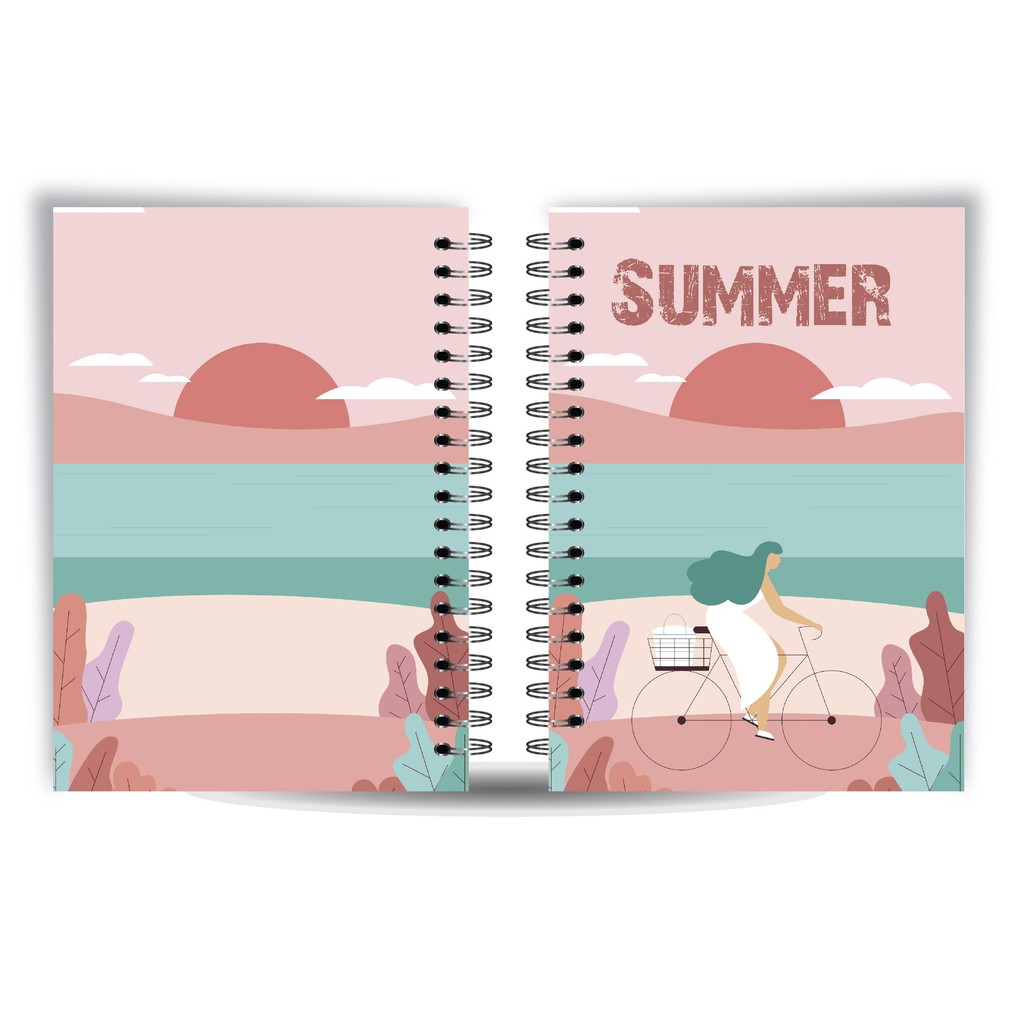 Sổ Tay (Note Book) Lò Xo A5 140 Trang Bìa Giấy Cao cấp_A17 | Shopee ...