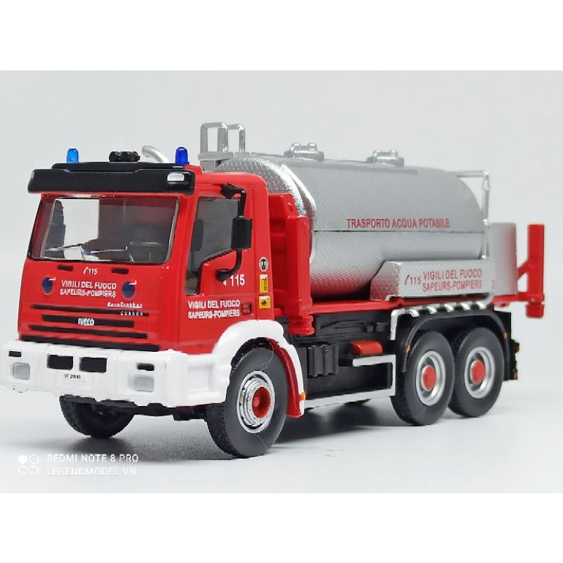 Mô hình xe cứu hỏa IVECO 380E Italia 2005 | Shopee Việt Nam