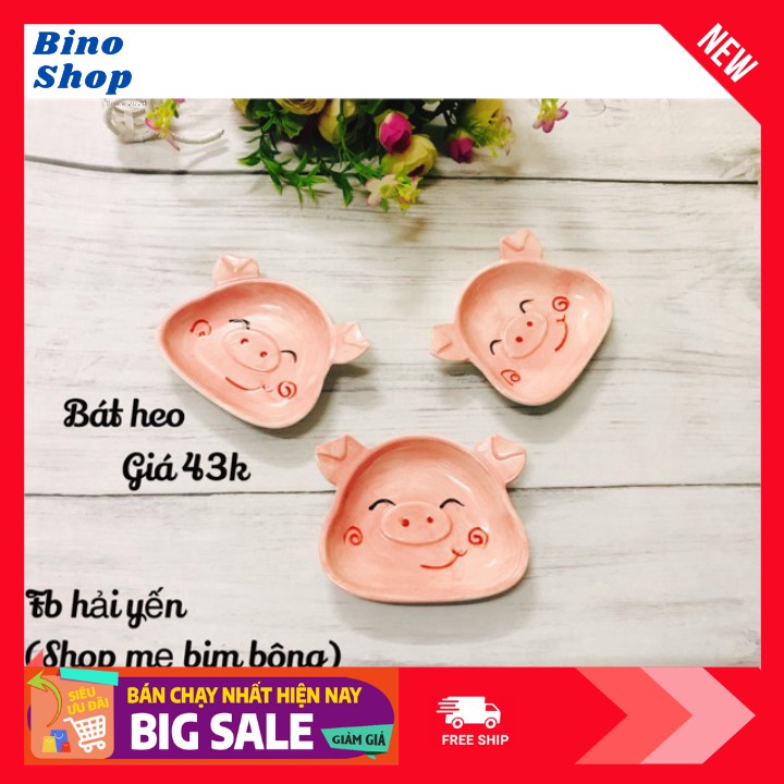 Đĩa sứ mặt heo | Shopee Việt Nam