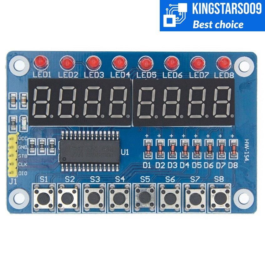 Mạch phát triển LED & KEY TM1638 | Shopee Việt Nam