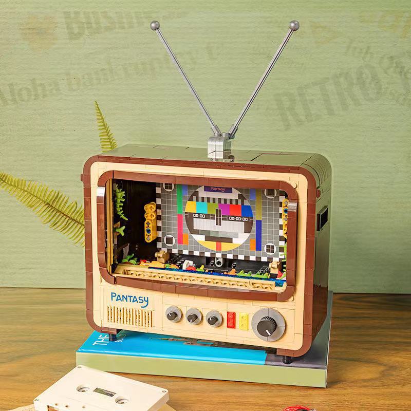 Tivi retro lắp ráp (non lego) | Shopee Việt Nam