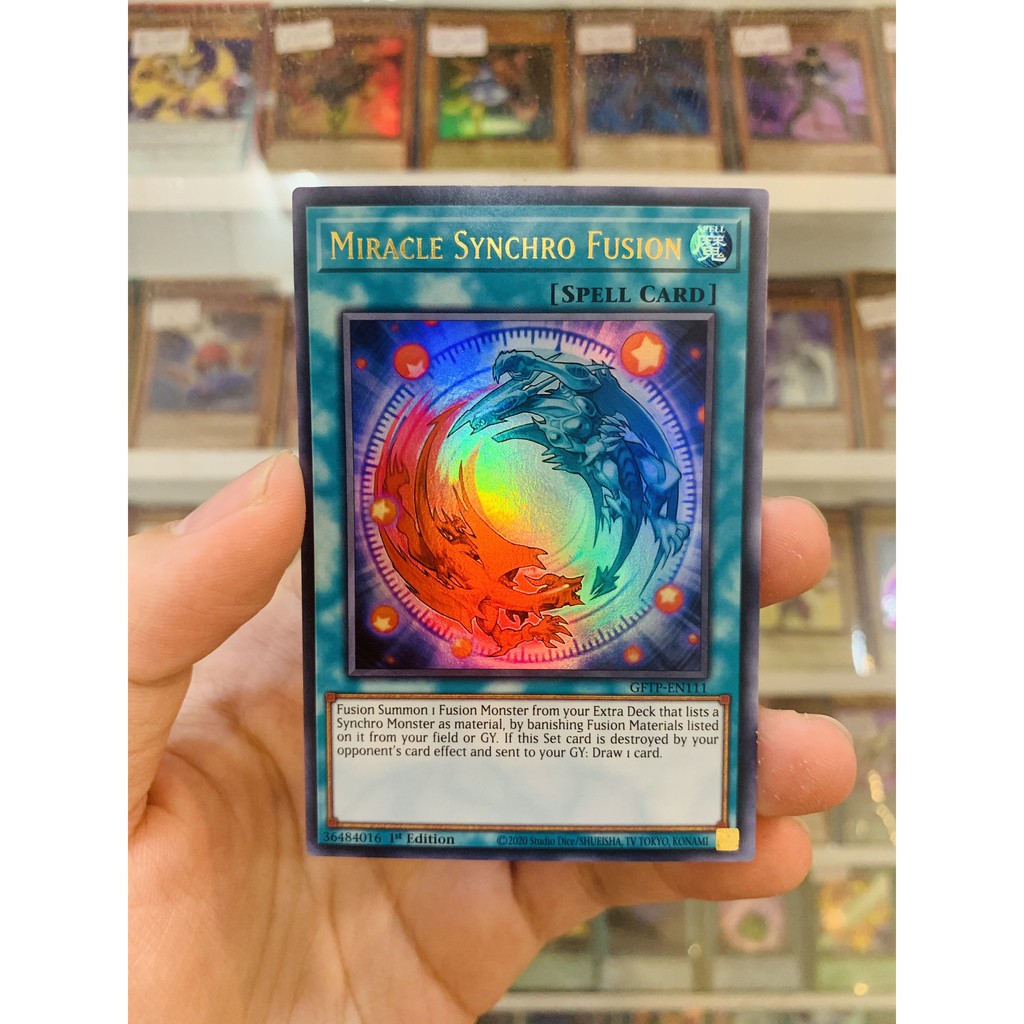 Thẻ Bài YugiOh! Mã GFTP-EN111 - Miracle Synchro Fusion - Ultra Rare - 1st Edition | Shopee Việt Nam