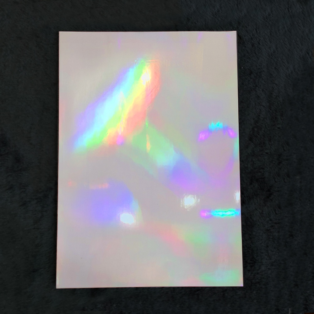 Màng cán Hologram lấp lánh trang trí sticker, toploader Size A4 ...