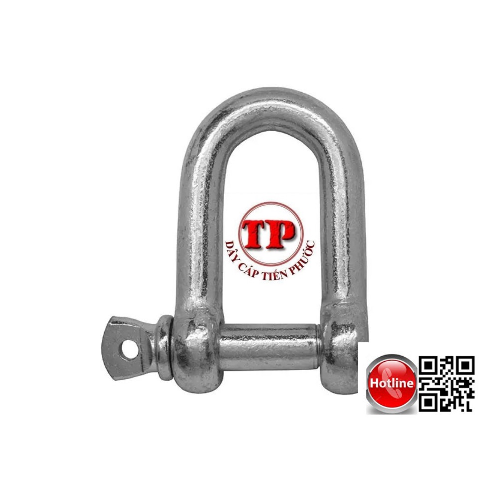 COMBO 5 CÁI Ma ní. Mani chữ U 6mm, 8mm, 10mm, 12mm, 14mm, 16mm, 18mm ...