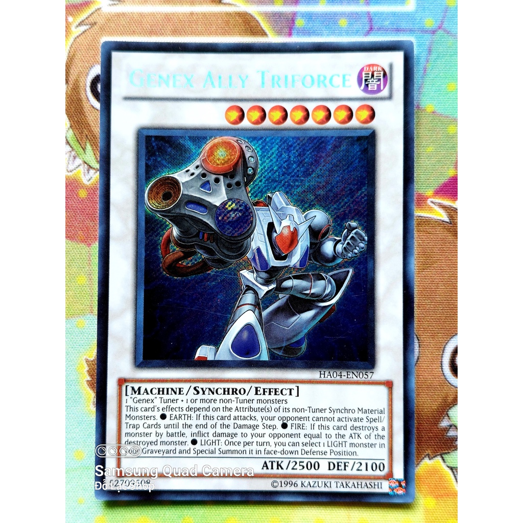 [ Đỗ Lạc Shop ] Thẻ Bài Yugioh Mint90 Monster Genex Ally Triforce - Secret Rare | Shopee Việt Nam
