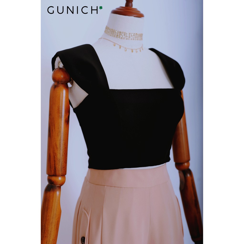 Áo 2 dây bản to có độn vai Gunich | Shopee Việt Nam