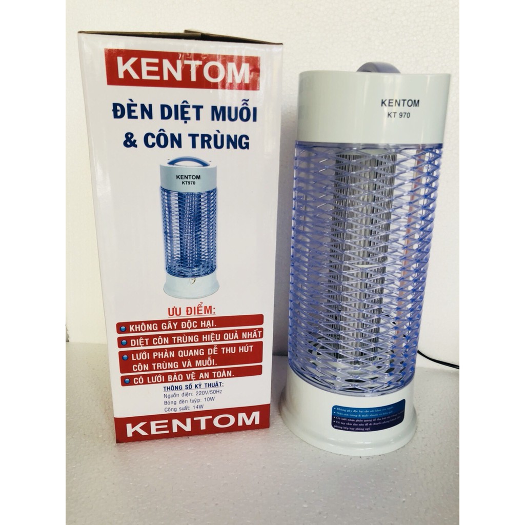 ĐÈN BẮT MUỖI VÀ CÔN TRÙNG KENTOM KT970 (TRẮNG) | Shopee Việt Nam