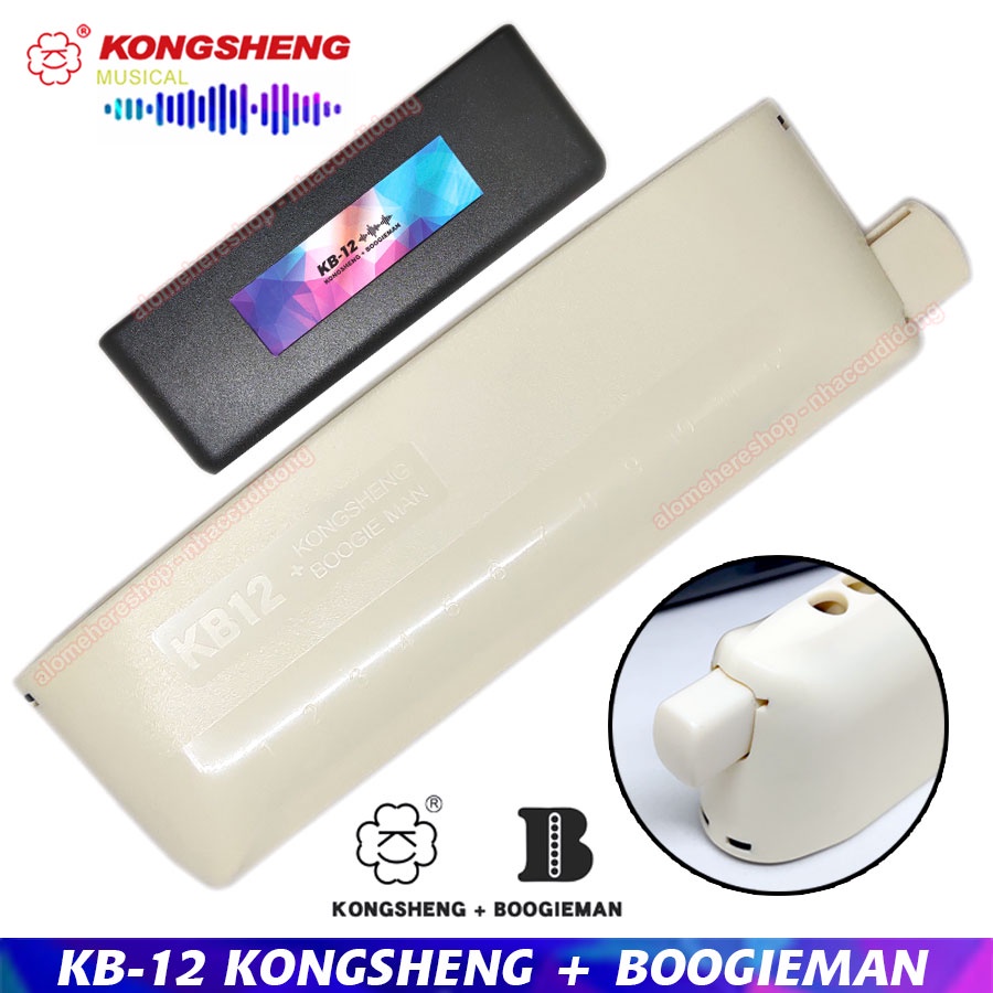 Kèn harmonica chromatic KongSheng Boogieman KB-12 Màu Trắng | Shopee Việt Nam