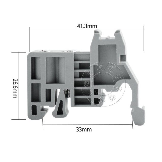 Khóa cố định thanh Din ray nhôm - Nắp Khóa cứng domino tép 32A 2.5mm UK ...