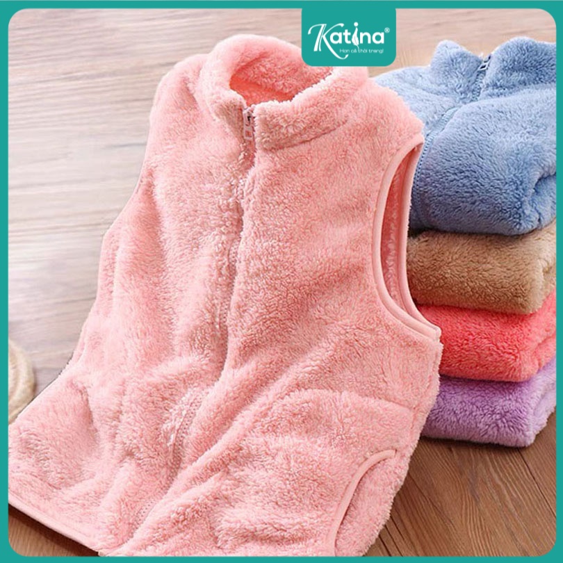 [Tặng Khăn Lông đơn 155K] Áo khoác Gile lông cừu Katina cho bé trai ...