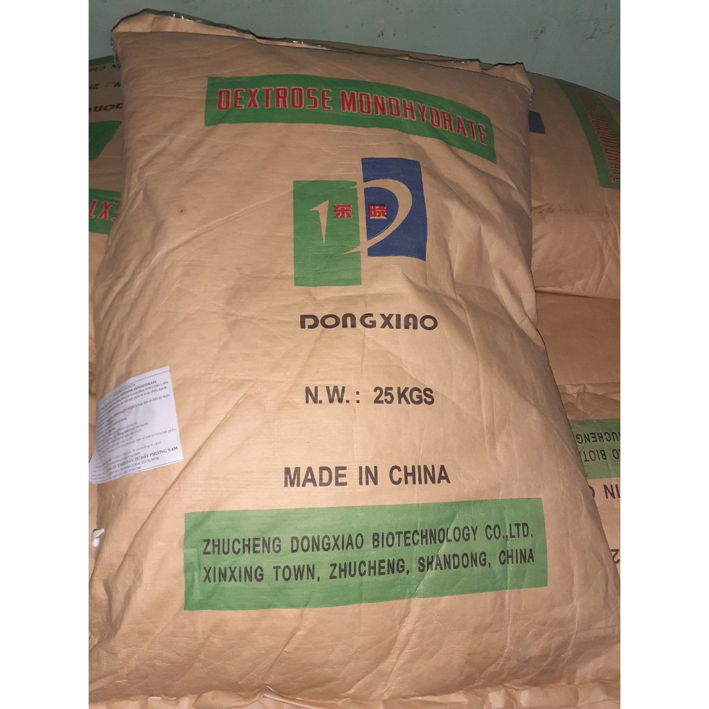 Đường DEXTROSE MONOHYDRATE( DONGXIAO) Đường ít ngọt, Bao 25kg | Shopee ...