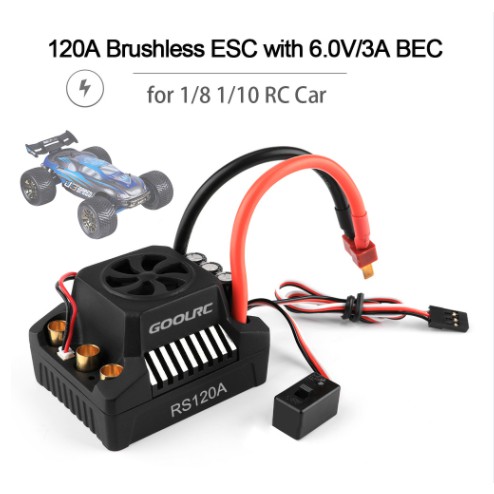 điều tốc SURPASS HOBBY / GOOLRC 120A Brushless ESC không chổi than ...