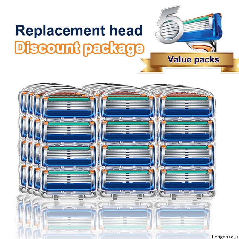 Lưỡi Dao Cạo Râu 5 Lưỡi Thay Thế Cho Gillette G5 Fusion Power Proshield ...