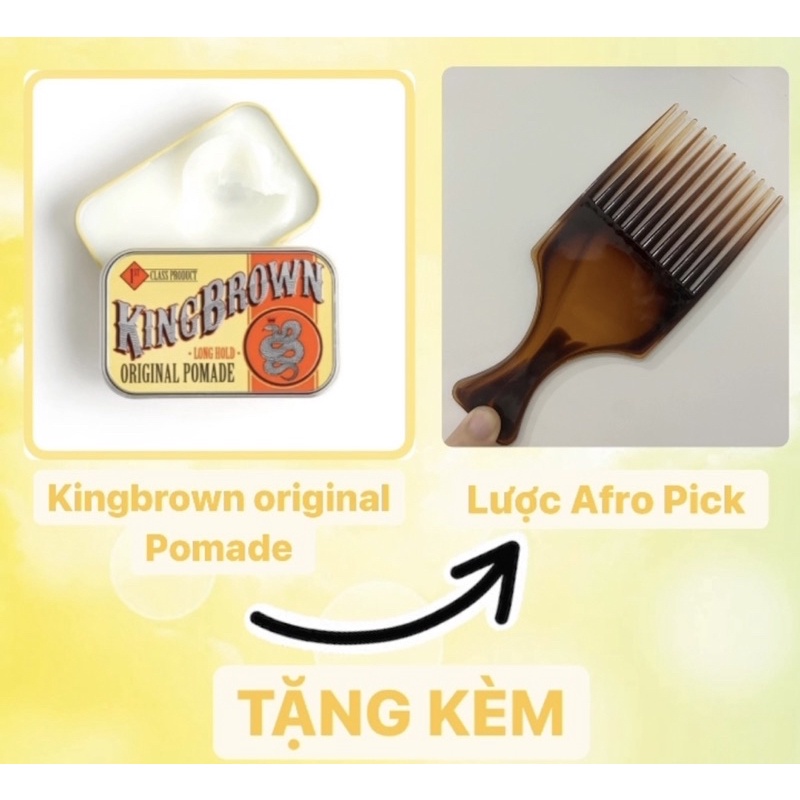 [CHÍNH HÃNG] Sáp vuốt tóc King Brown Original Pomade 71g | Shopee Việt Nam