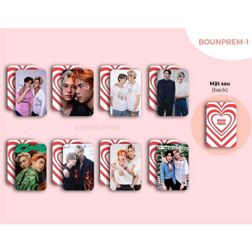 SET 8 CARD BO GÓC BOUNPREM ( Boun Noppanut và Prem Warut) | Shopee Việt Nam