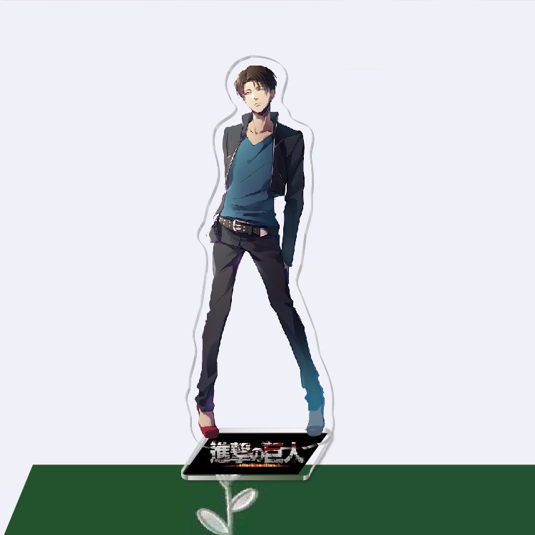 Mô hình nhân vật mica standee LEVI Attack on Titan in hình anime chibi ...