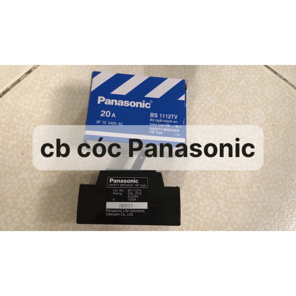 Panasonic - Cầu dao an toàn Aptomat Át HB CB cóc Panasonic 6A 10A 15A ...