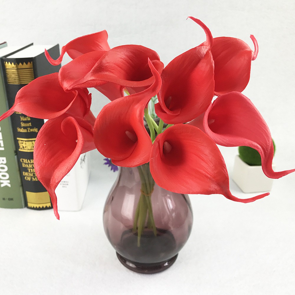 Hoa giả - Hoa Rum Calla Lily giống thật đến 99% | Shopee Việt Nam