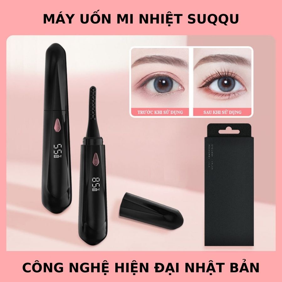 Máy uốn mi, Máy uốn mi nhiệt 3D SUQQU Nhật Bản giúp uốn cong lông mi tự nhiên, định hình bằng ...