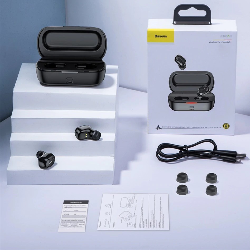 Tai nghe bluetooth thông minh chống nước hiệu Baseus Encock True ...