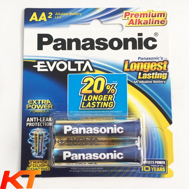 Pin AA evolta panasonic LR6EG-2B( vỉ 2 viên) | Shopee Việt Nam