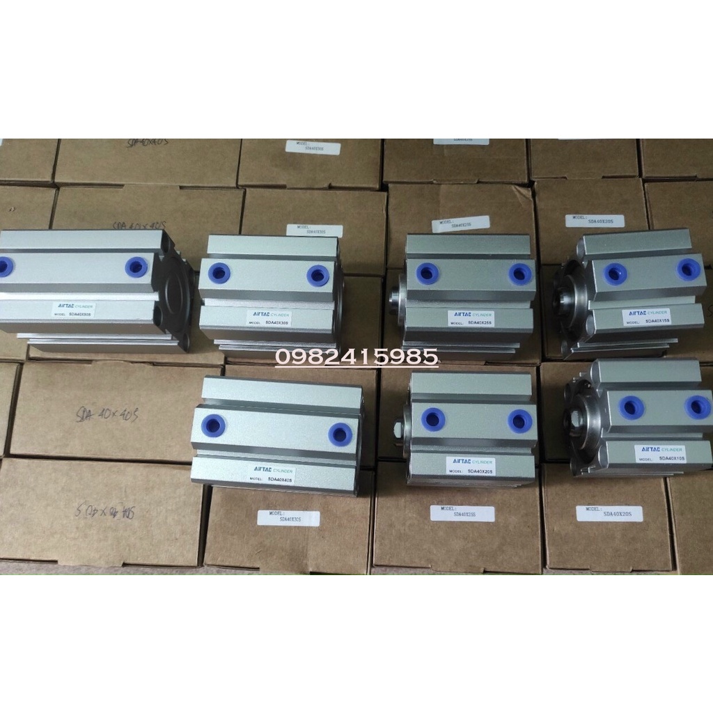 Xylanh Compact SDA50-/10/15/20/30/35/40/50-75/100 (S) | Shopee Việt Nam