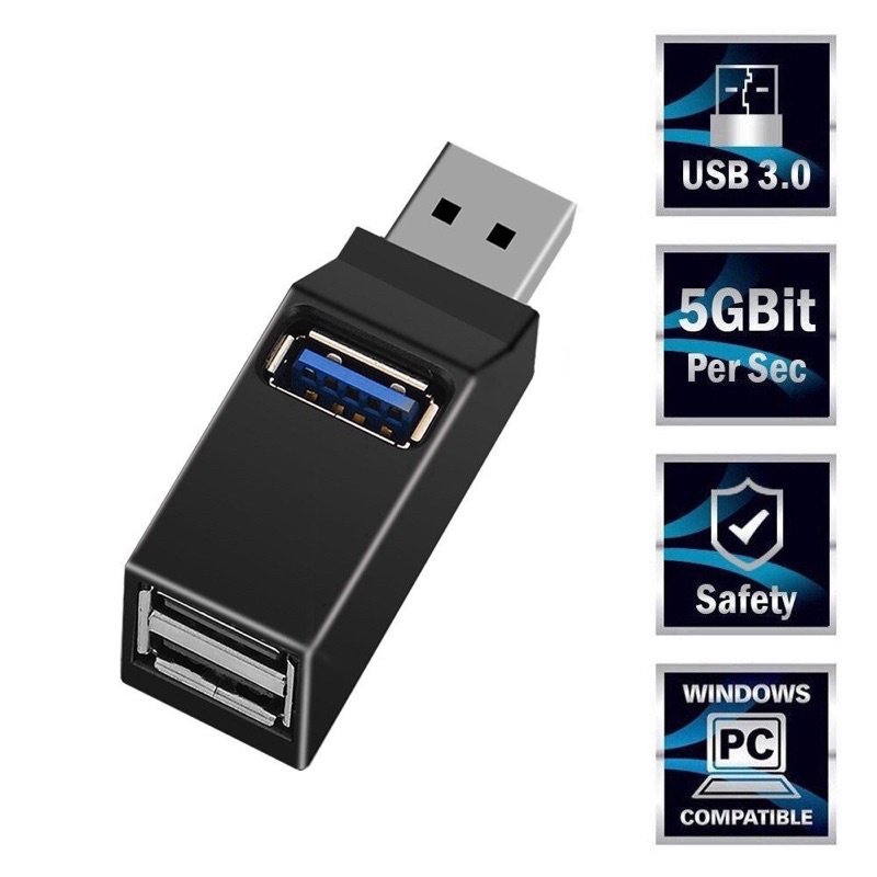 Bộ Chia Cổng Usb 3.0 Kiêm Đầu Đọc Thẻ Đa Năng Hub Usb + Card Reader All ...