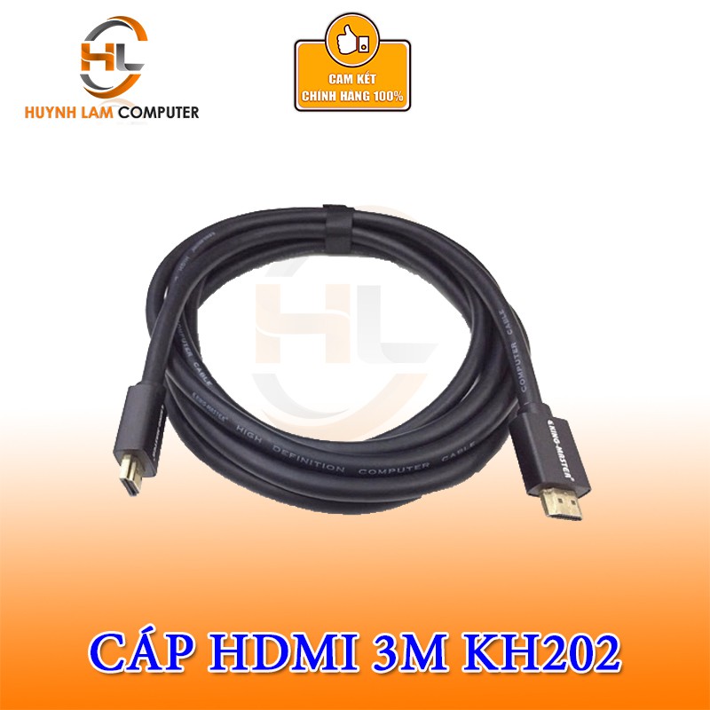CÁP HDMI 3M Kingmaster KH202 Chính hãng phân phối | Shopee Việt Nam
