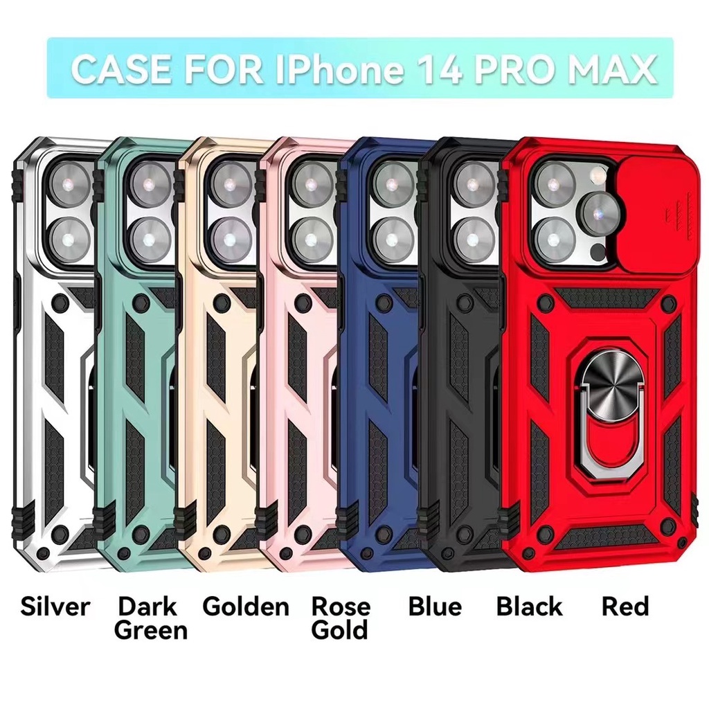 Ốp Điện Thoại Đẩy Bảo Vệ Camera Kiểu Quân Đội Chống Sốc Cho IPhone13 13Mini 12Pro 11Promax XR ...