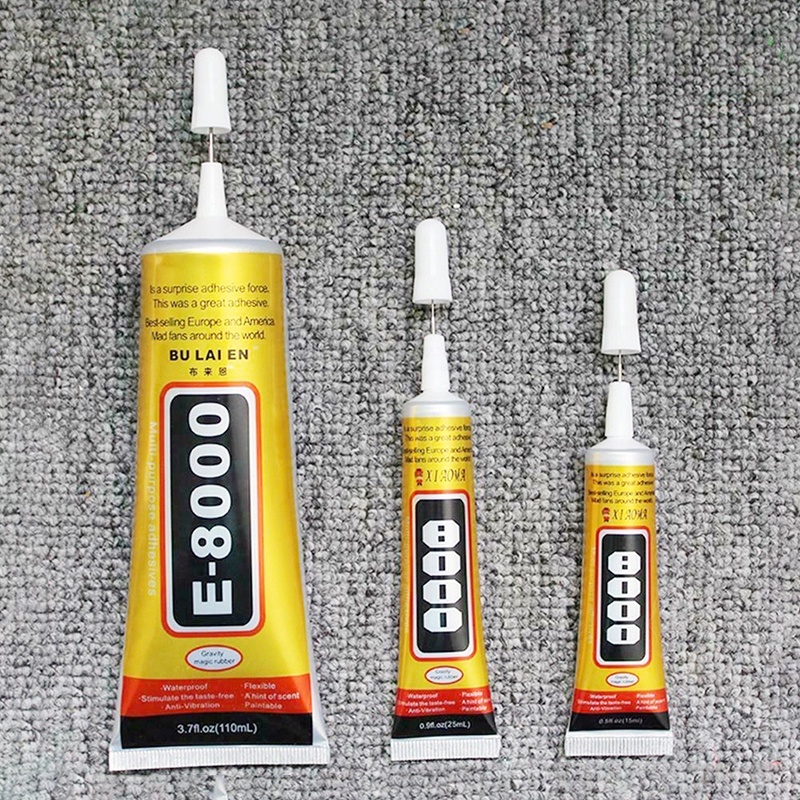 Keo dán E8000 dán đá, làm trâm, dán phiến, dán quạt cán dài | Shopee ...