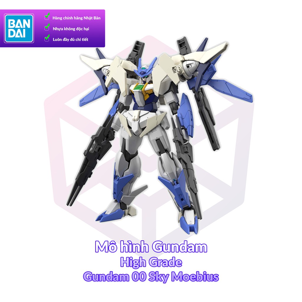 Mô Hình Gundam Bandai HG Gundam 00 Sky Moebius 1/144 Build Divers Re ...
