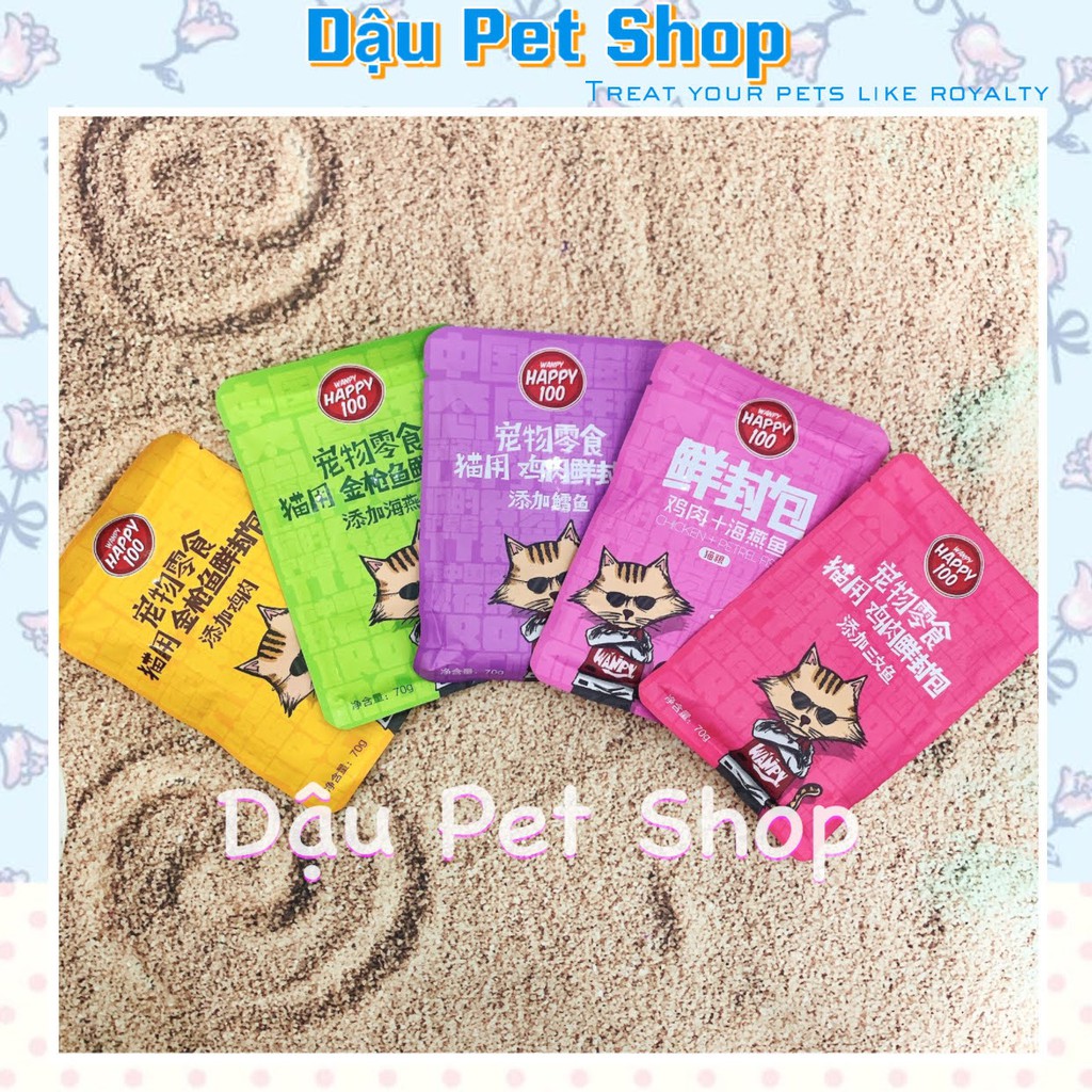 Pate Wanpy Happy 100 cho mèo | Shopee Việt Nam