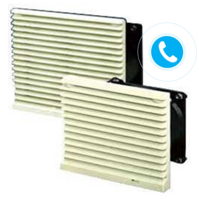 (leipole) Quạt thông gió kèm miệng lọc gió dùng làm mát tủ điện FKL ...