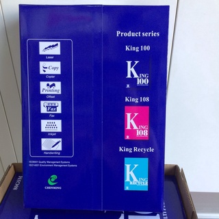 ☃Giấy in King 100 - A4/70gsm (500 tờ/ream) | Shopee Việt Nam