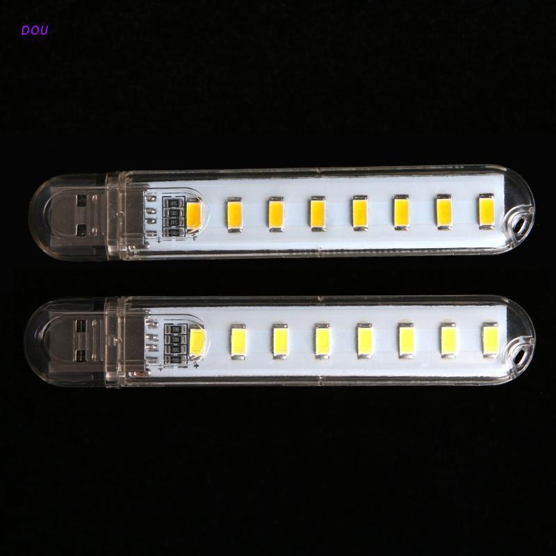 Đèn LED USB mini Dc5V 8 bóng cho máy tính | Shopee Việt Nam