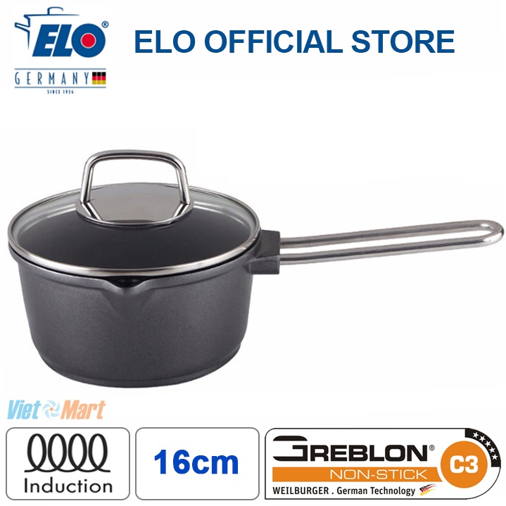 Nồi Quánh Nấu Bột Chống Dính ELO Premium New Solution 16cm Nấu Bếp Từ nhập khẩu Đức | Shopee ...