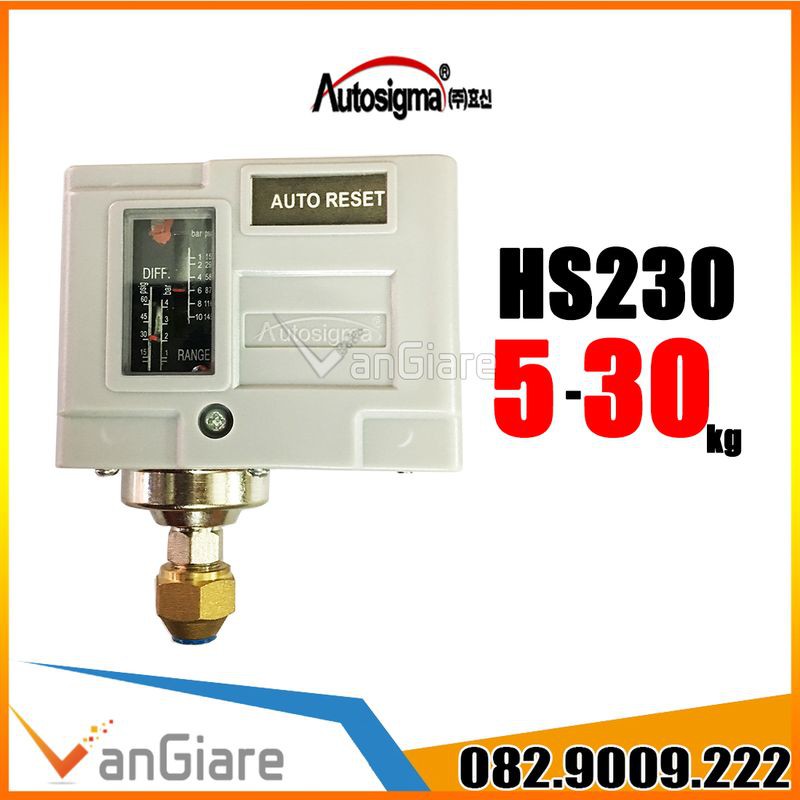 Công tắc áp suất Autosigma Hàn Quốc HS203 HS206 HS210 HS220 HS230 ...