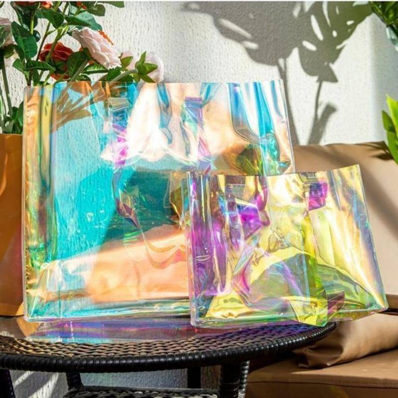 Túi Xách Nhựa Pvc Trong Suốt Màu Laser Độc Đáo Thời Trang | Shopee Việt Nam