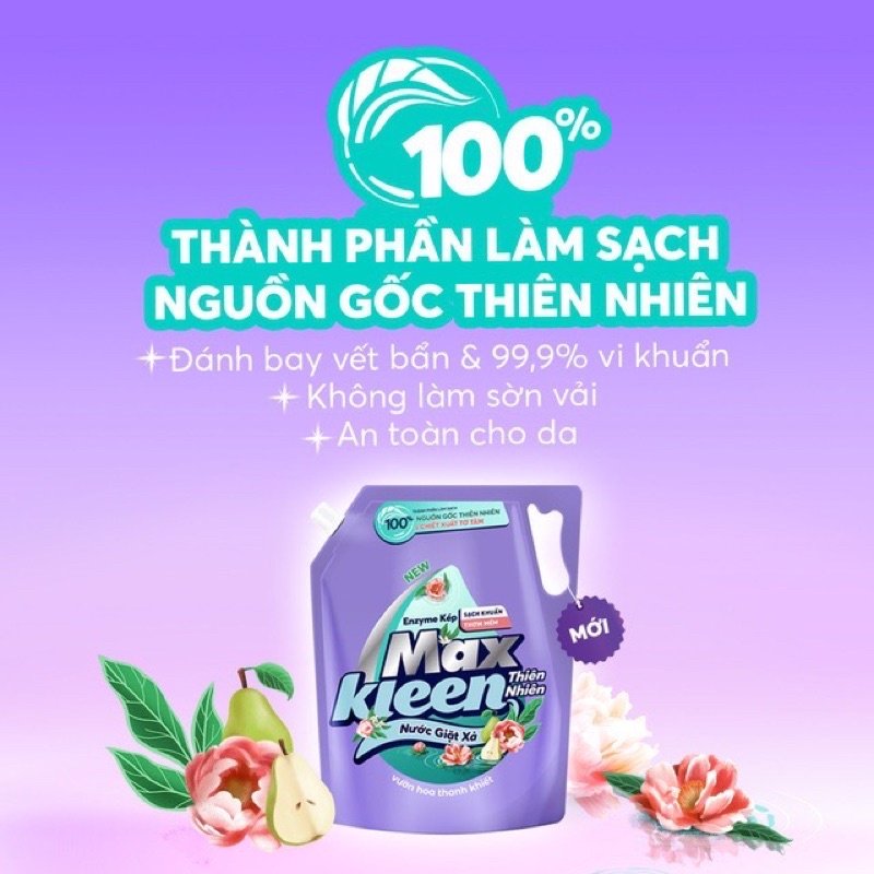 Túi Nước Giặt Xả Maxkleen 3.8kg (MỚI) | Shopee Việt Nam