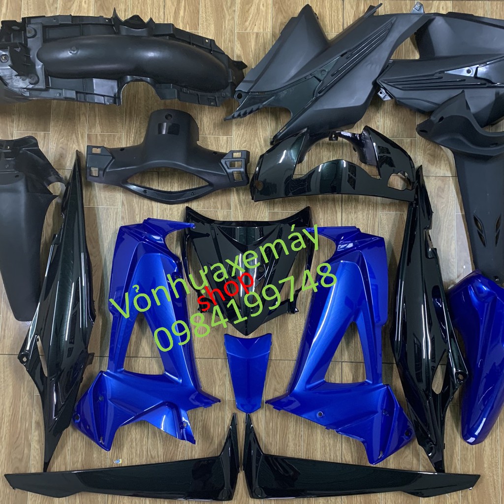 Bộ vỏ nhựa xe wave RSX siêu nhân-wave RSX100 đời từ 2008 đến 2009 nhựa ...