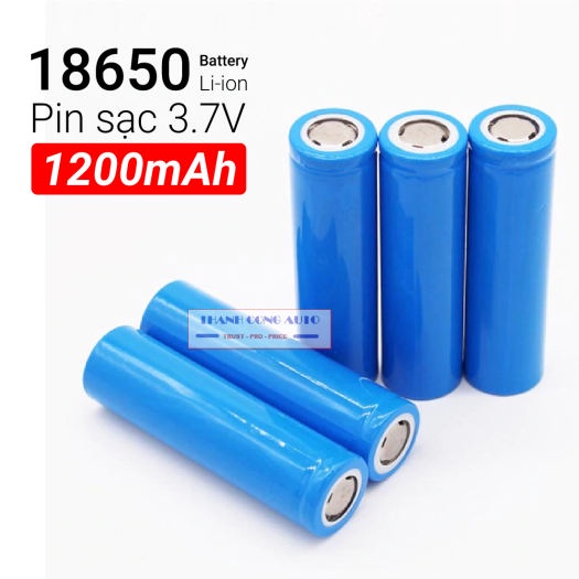 Pin 18650 3.7V Dung Lượng 1200mAh | Shopee Việt Nam