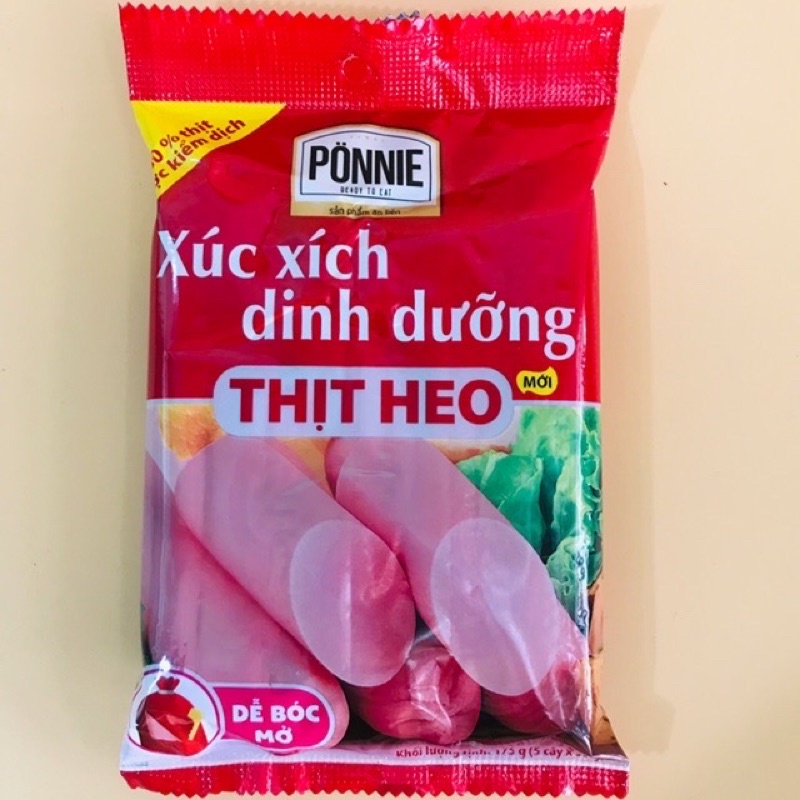 xúc xích PONIE 175g ( 5cây*35g ) | Shopee Việt Nam