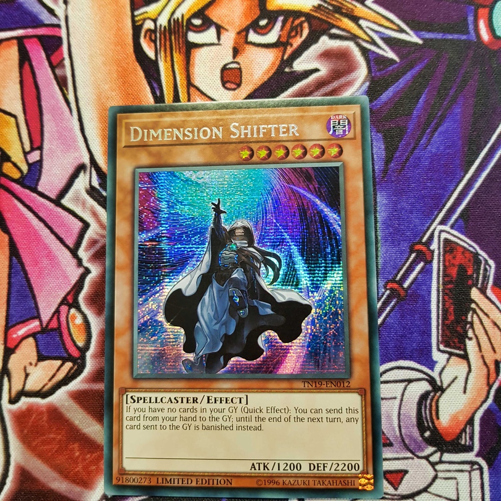Thẻ bài Yugioh chính hãng | Dimension Shifter | TN19 Secret Rare ...