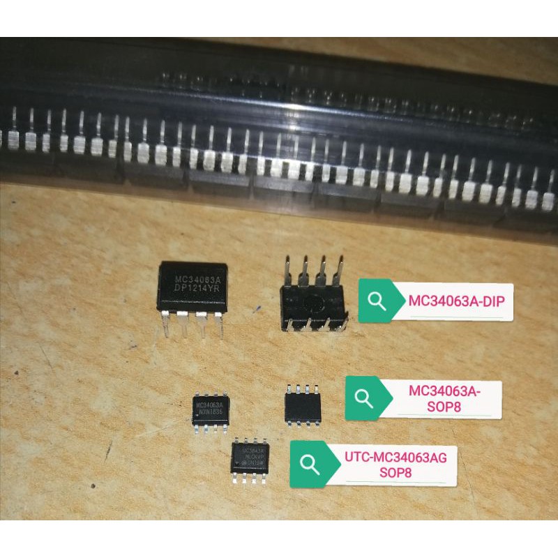 IC điều khiển nguồn 34063 MC34063 34063A 8 chân | Shopee Việt Nam