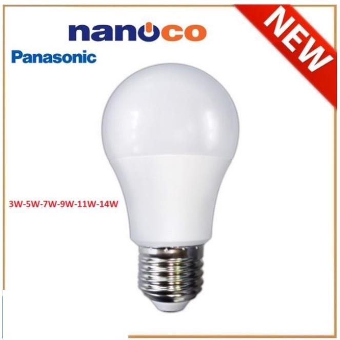 Bóng đèn Led Bulb E27 NANOCO- 3W,5W,7W,9W,12W Ánh Sáng Trắng- Hàng ...