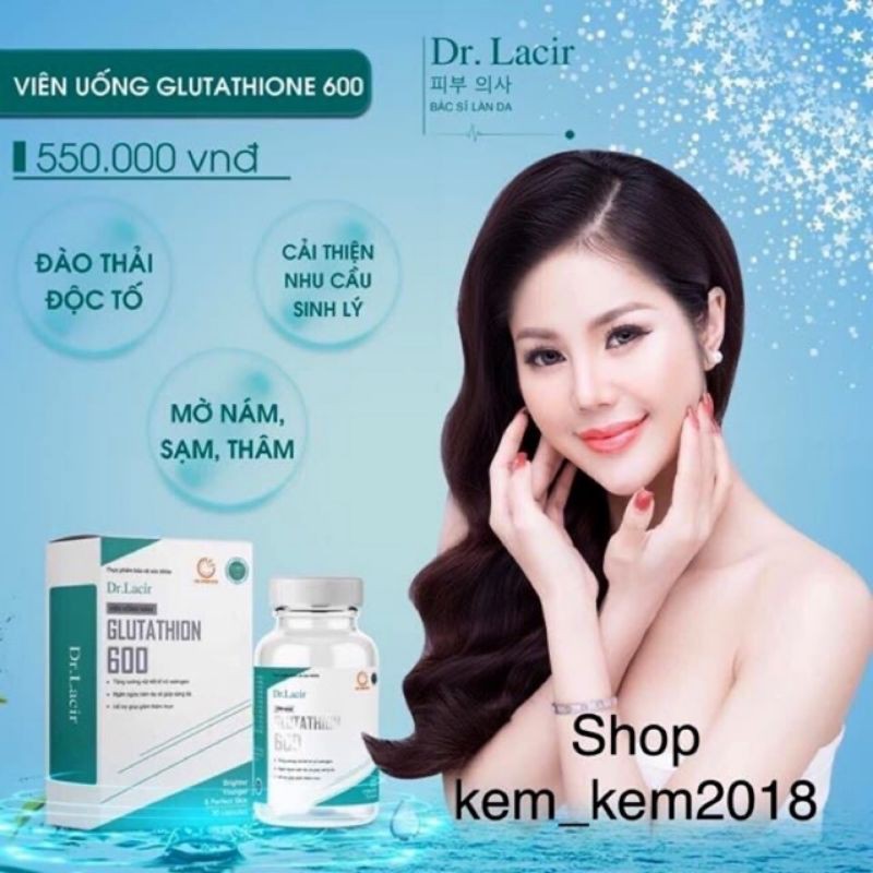 Viên uống GLUTATHIONE dr lacir | Shopee Việt Nam