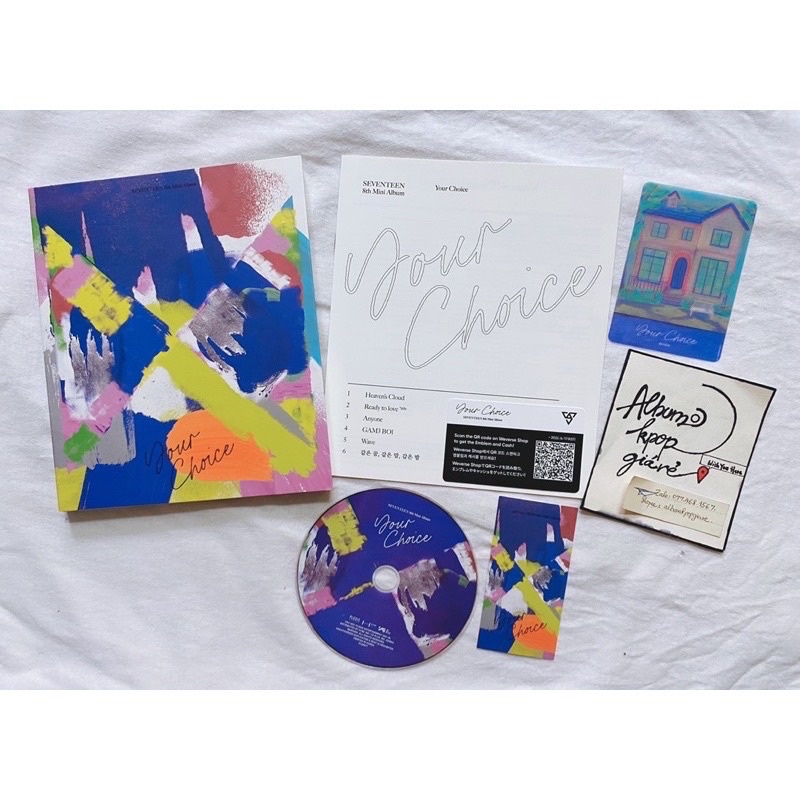 Seventeen album your choice đã khui seal, không bao gồm photocard. | Shopee Việt Nam