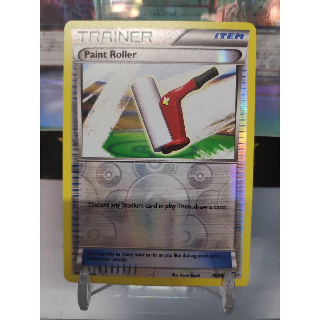 [ Dưa Hấu Yugioh ] Lá bài thẻ bài Pokemon Trainer Item Paint Roller ...